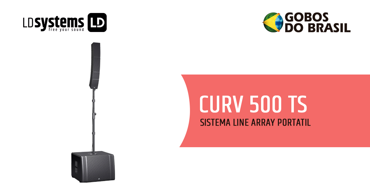 Sistema Line Array Portátil CURV 500 TS - LD Systems